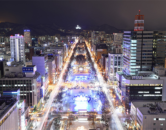 Sapporo TV Tower, the best view of Sapporo city.
